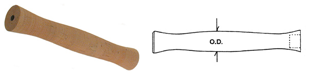 American Tackle Fly Rod Cork Grip Full Wells with cutout