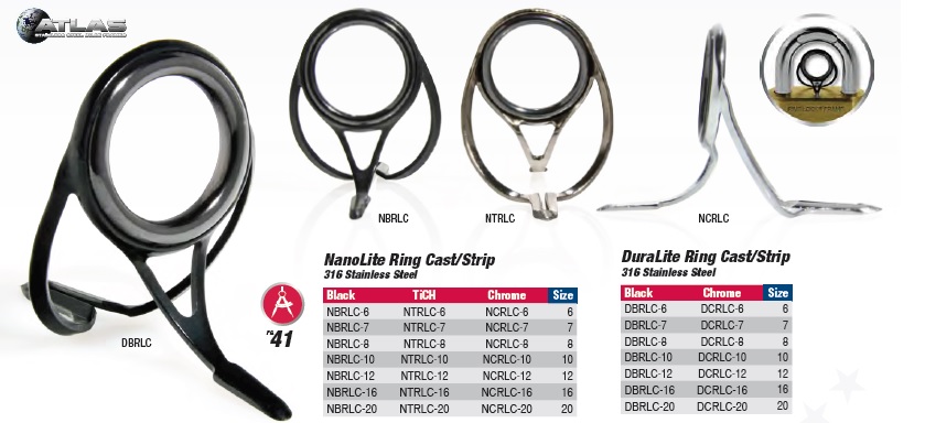 American Tackle Casting Ring Lock Guide