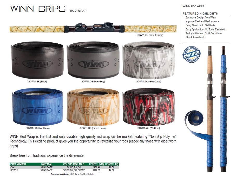 Batson Winn Grips -- Rod Wrap